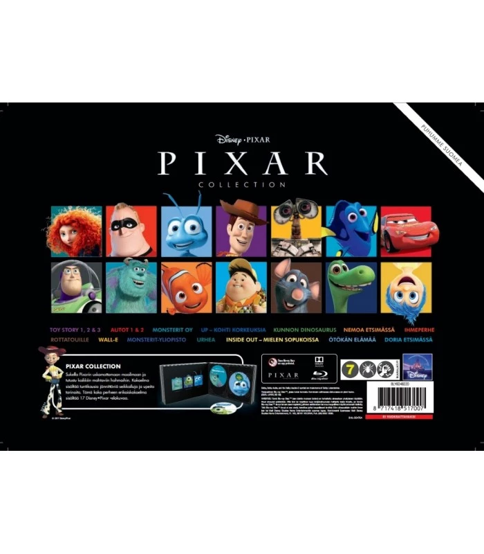 Disney Pixar Collection (17 Blu-ray)