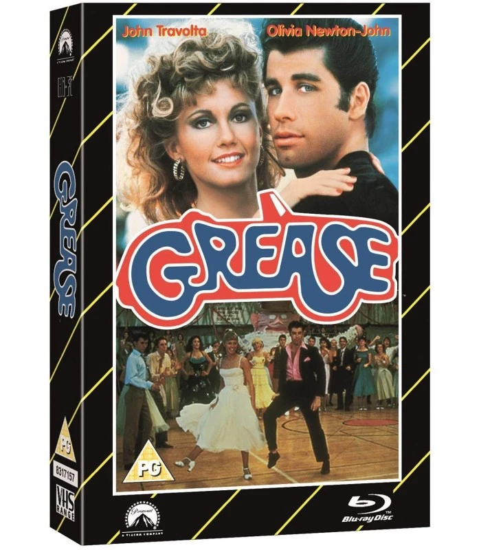 Grease (1978) Limited Edition VHS (Blu-ray + DVD)