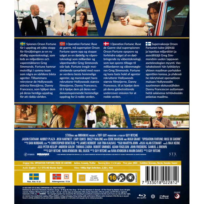 Operation Fortune: Ruse de guerre (2023) Blu-ray