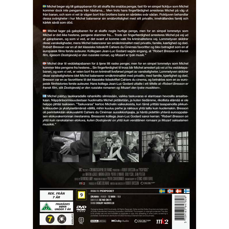 Pickpocket (1959) NOR (DVD)