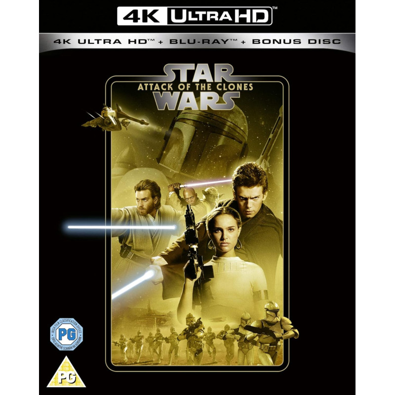 Star Wars: Episode II - Attack of the Clones (2002) (4K UHD + 2 Blu-ray)