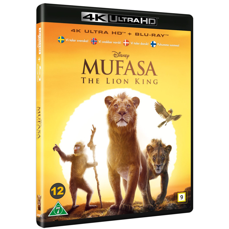 Mufasa: The Lion King (2024) (4K UHD + Blu-ray)