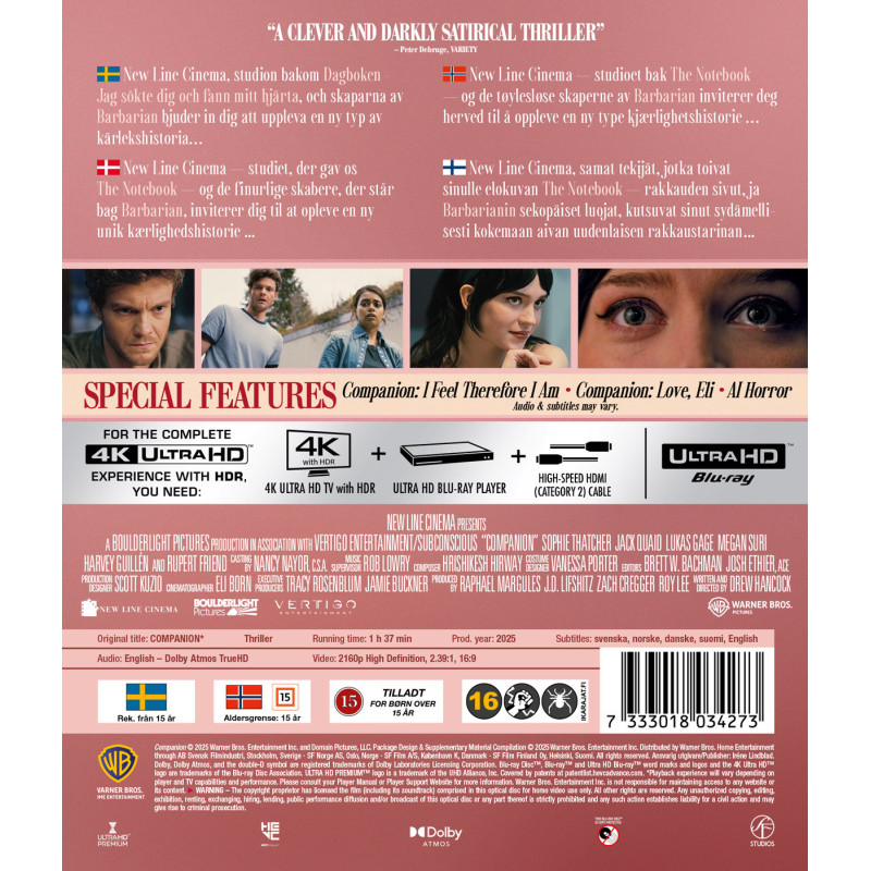Companion (2025) (4K UHD)