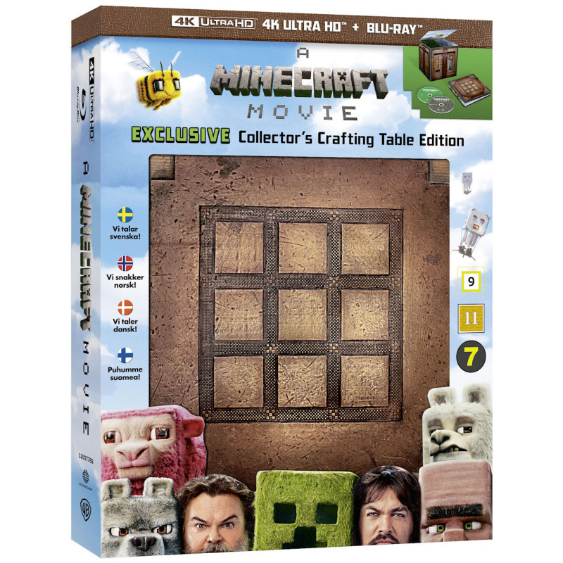 A Minecraft Movie (2025) Limited Edition Cube Edition (4K UHD + Blu-ray)