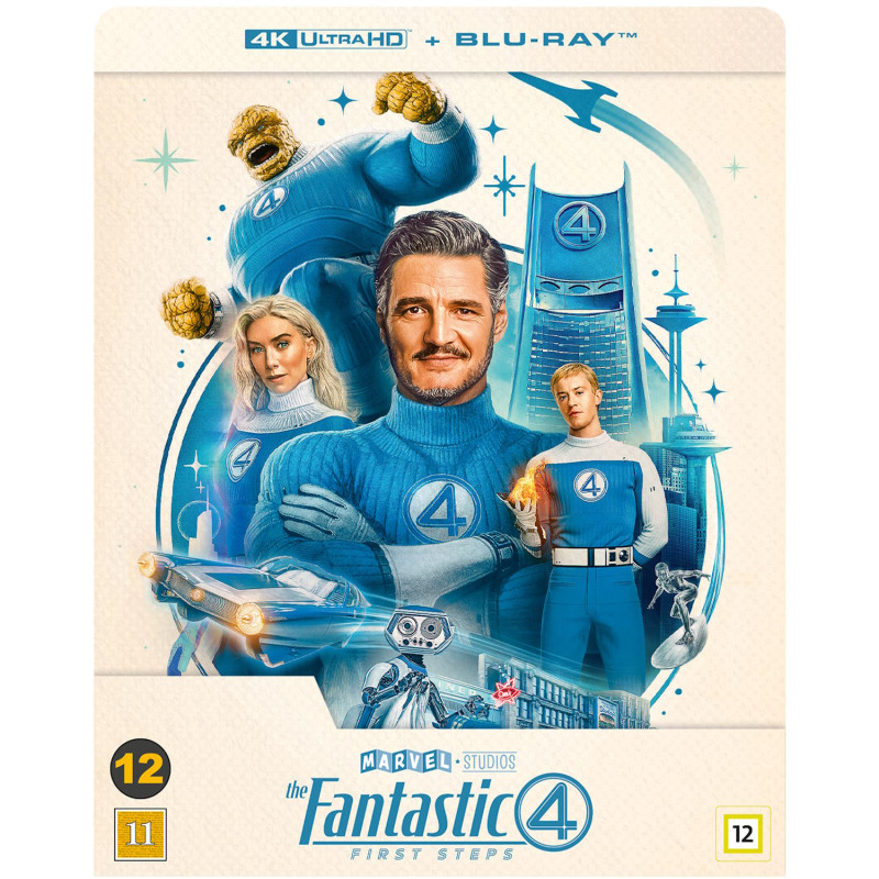 The Fantastic Four: First Steps (2025) Steelbook (4K UHD + Blu-ray)